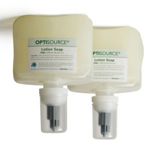 TRK12503 OPTISOURCE WHITE FOAM LOTION SOAP, 1250ML 4/CS
